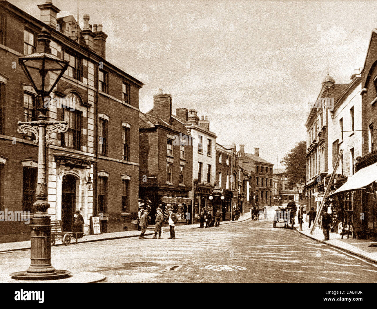 Wellington Market Square early 1900s Stock Photo - Alamy