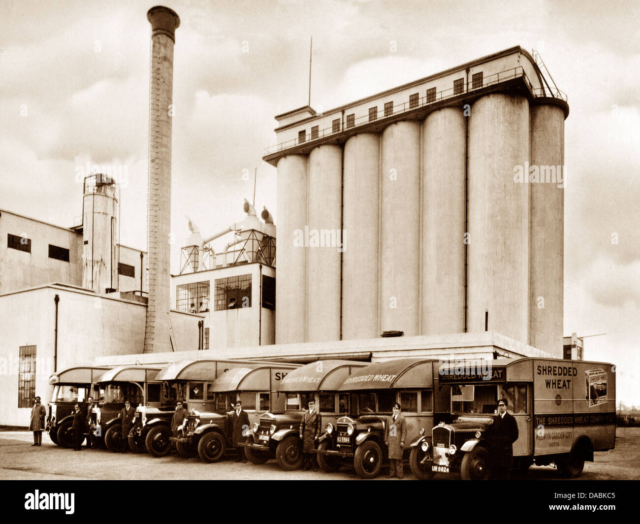 Welwyn Garden City Shredded Wheat Factory probably 1920s Stock Photo ...