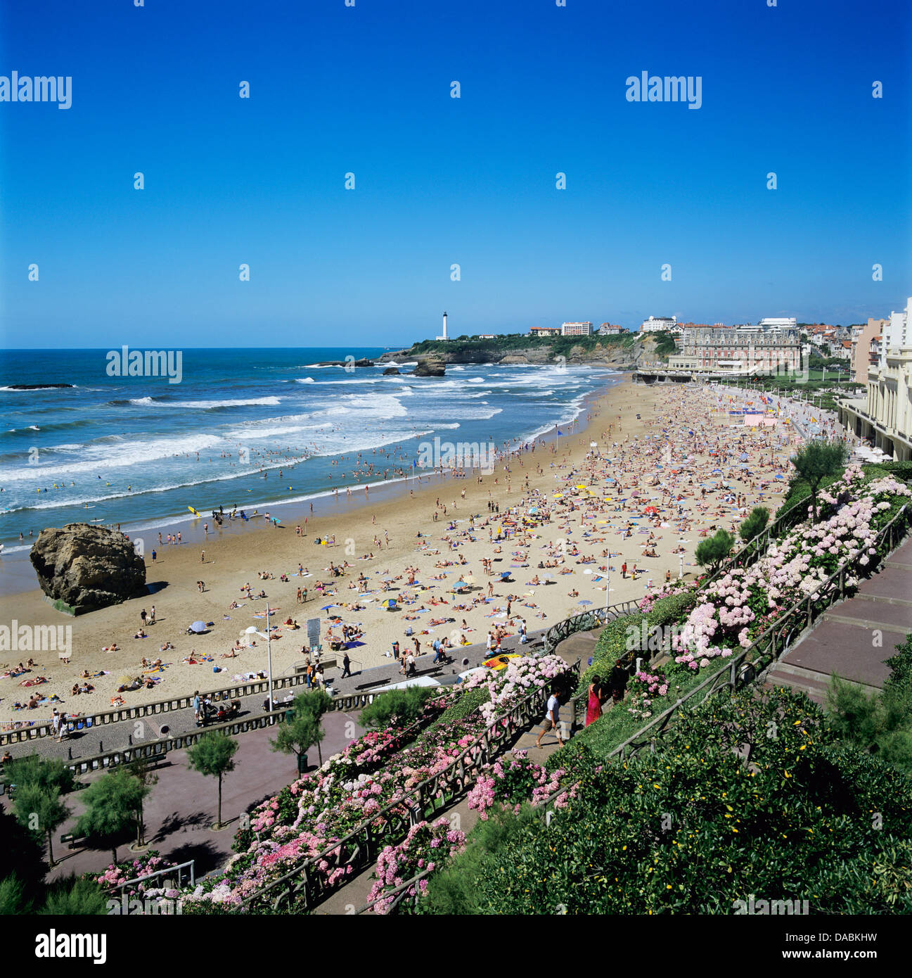 La Grande Plage, Biarritz, Aquitaine, France, Europe Stock Photo - Alamy