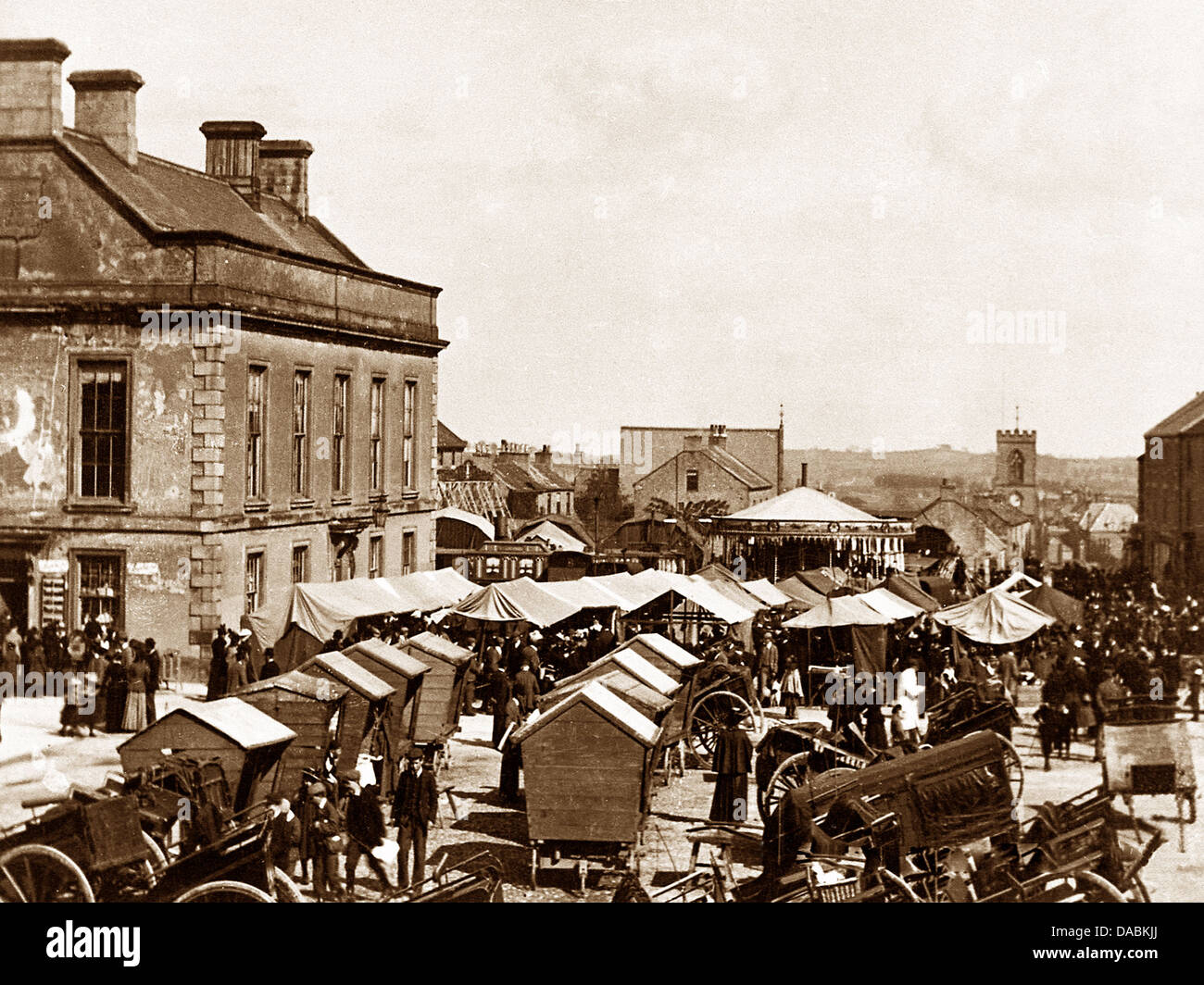 Market place early 1900s hi-res stock photography and images - Alamy