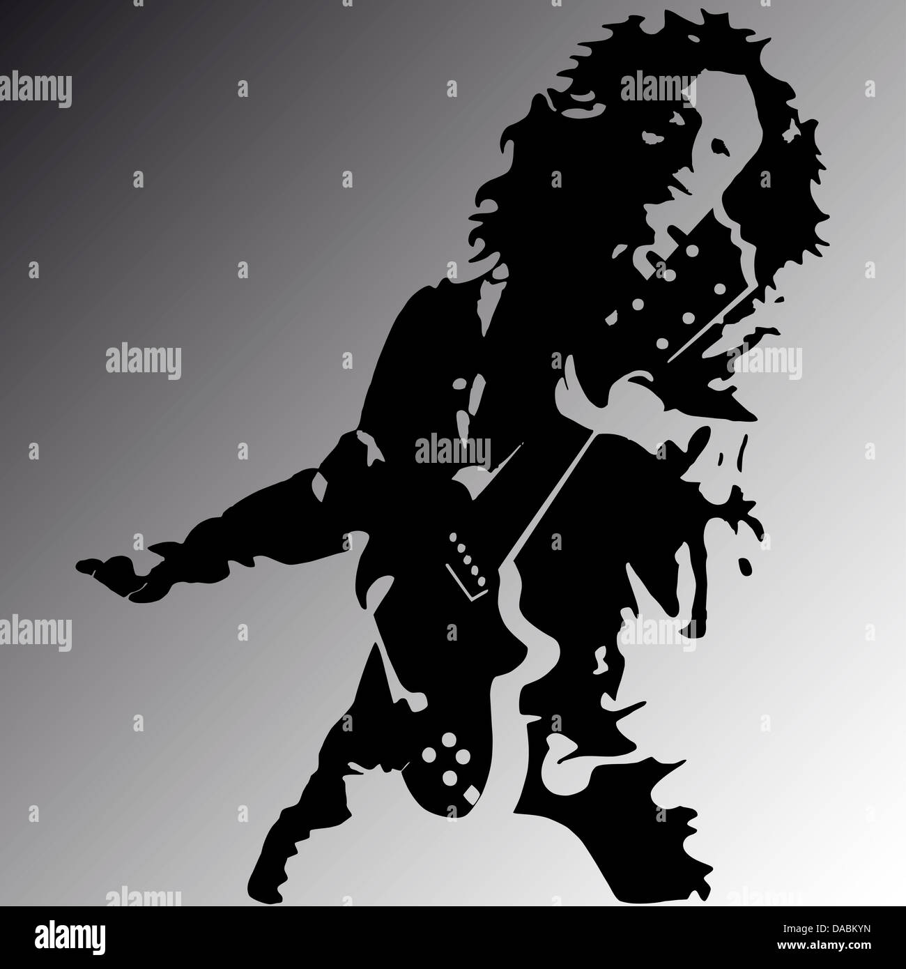 Rock guitar player Stock Photo - Alamy