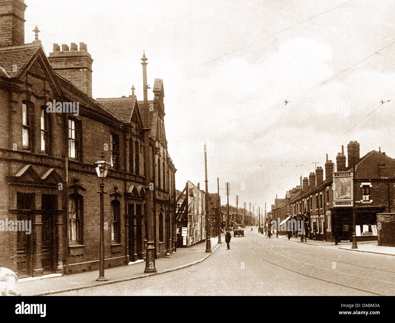 Fenton Victoria Road early 1900s Stock Photo - Alamy