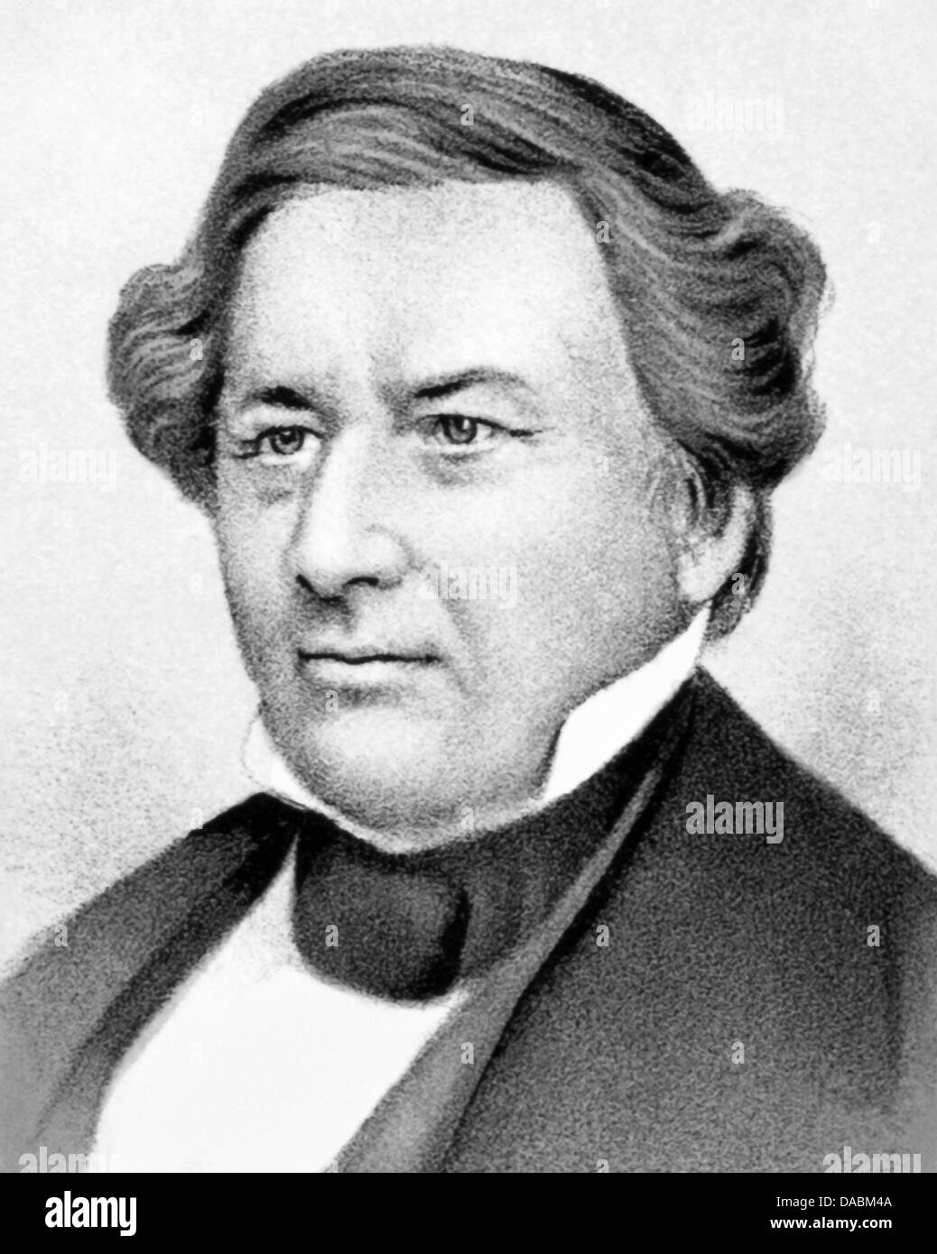 Vintage portrait of Millard Fillmore Stock Photo - Alamy