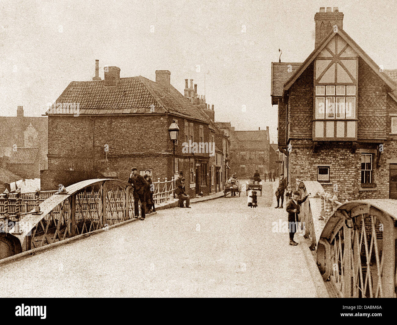 Cawood early 1900s Stock Photo - Alamy