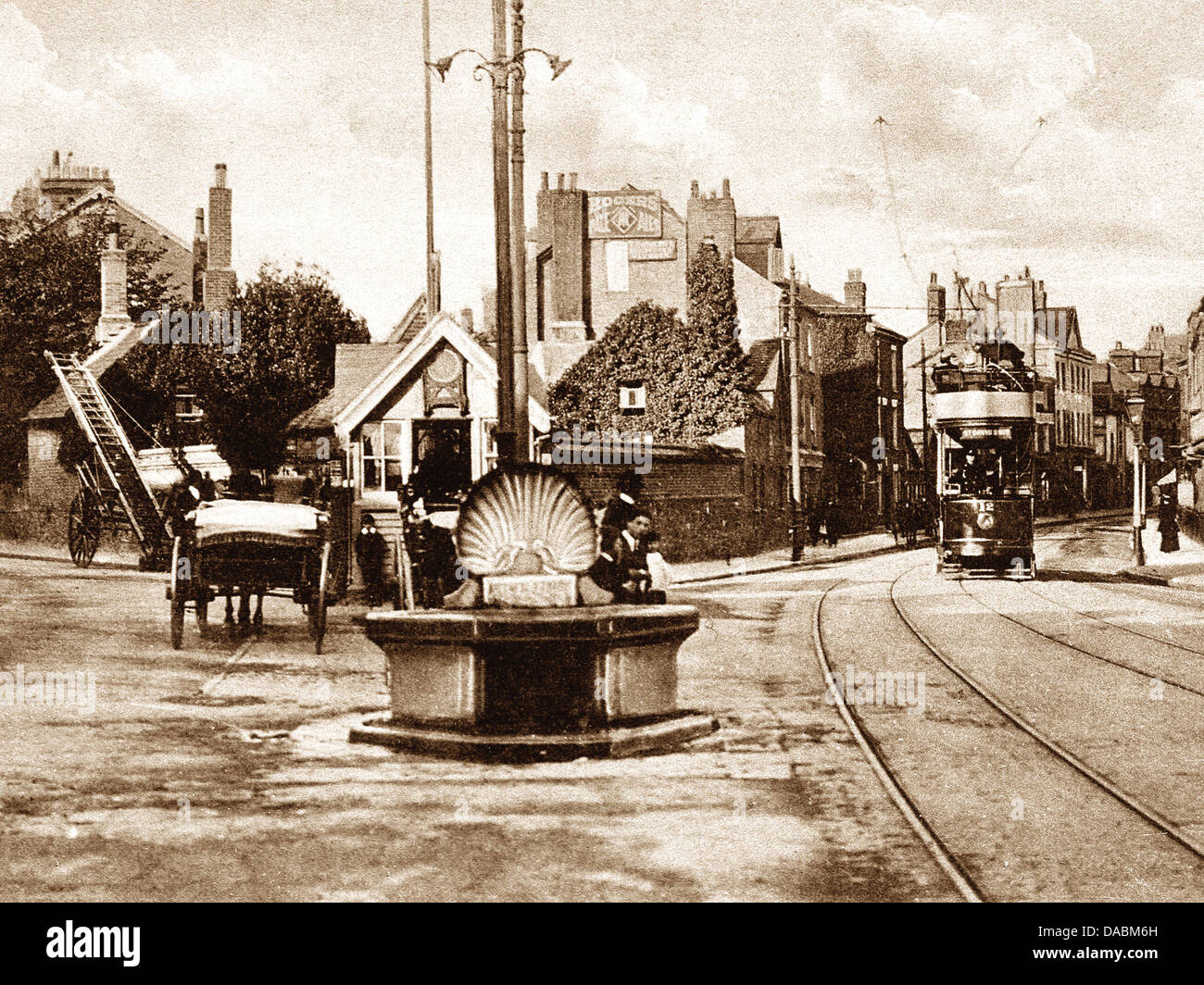 Exeter St. Sidwells early 1900s Stock Photo - Alamy