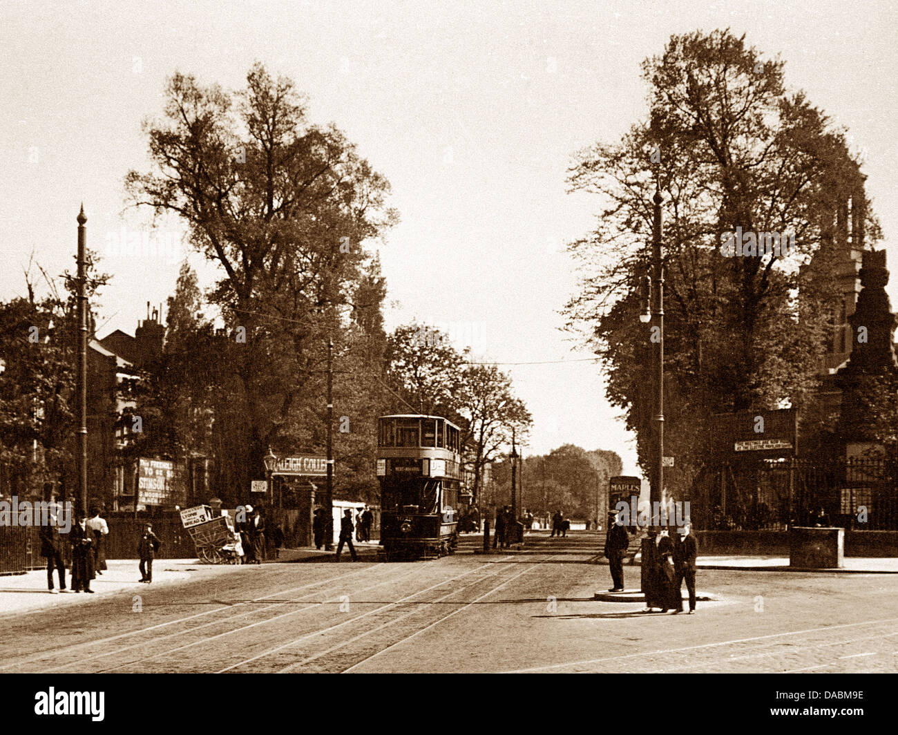 Brixton Effra Road probably 1920s Stock Photo - Alamy