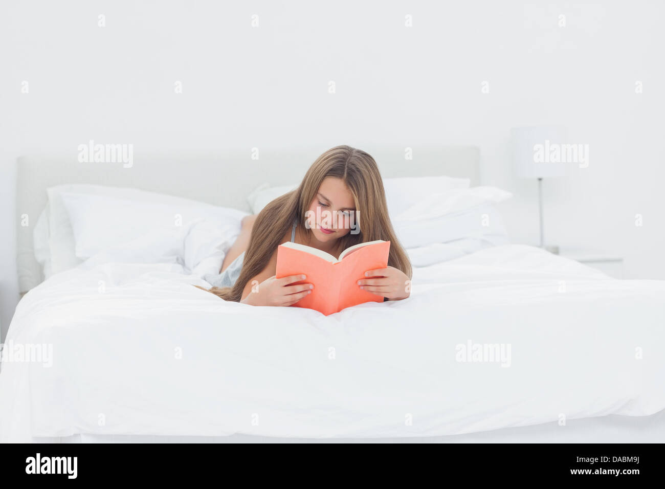 Girl asleep book hi-res stock photography and images - Alamy