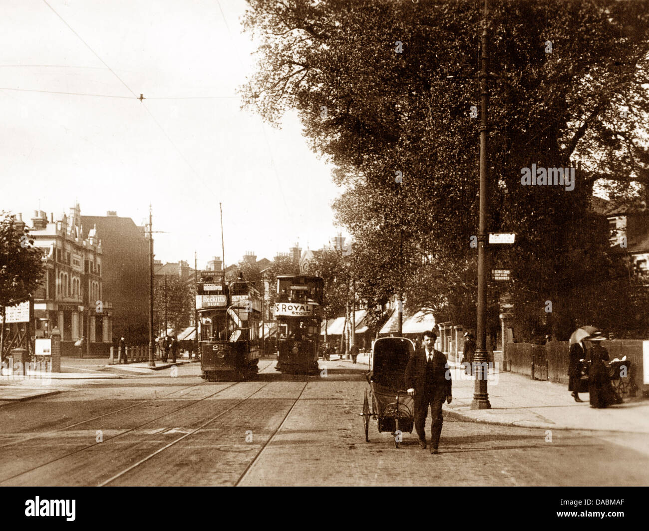Ealing The Mall London early 1900s Stock Photo - Alamy