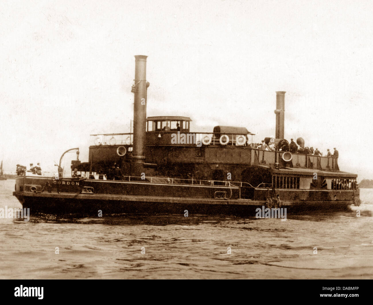 Woolwich Ferry London early 1900s Stock Photo - Alamy