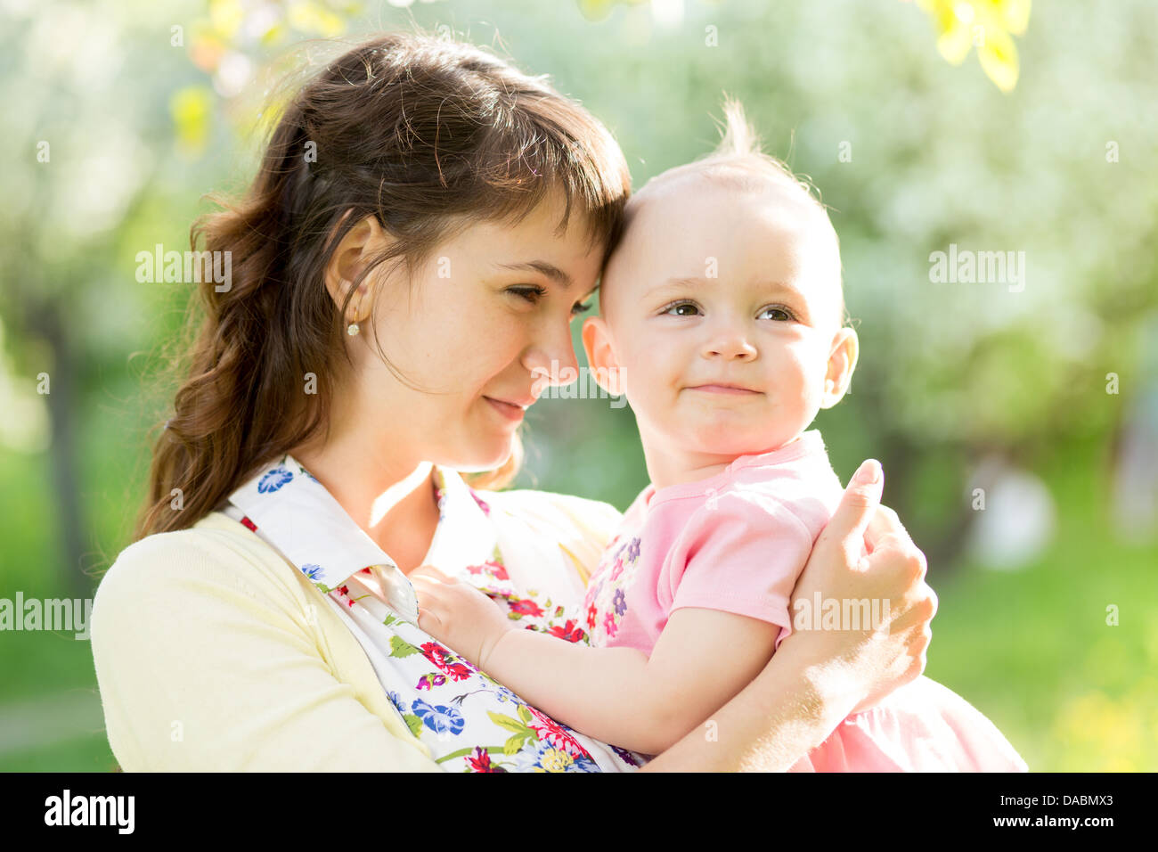 Beautiful girl and mother hi-res stock photography and images - Alamy