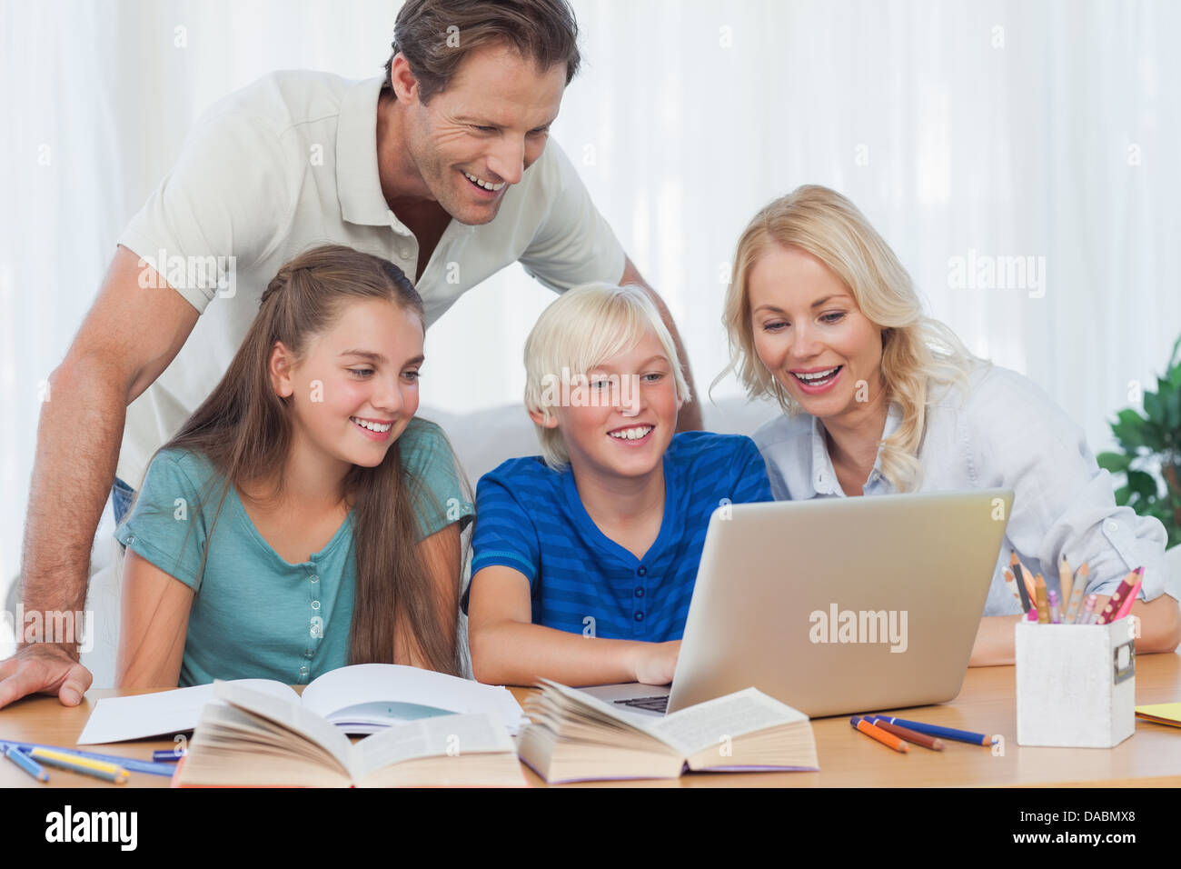 Children using computer hi-res stock photography and images - Alamy