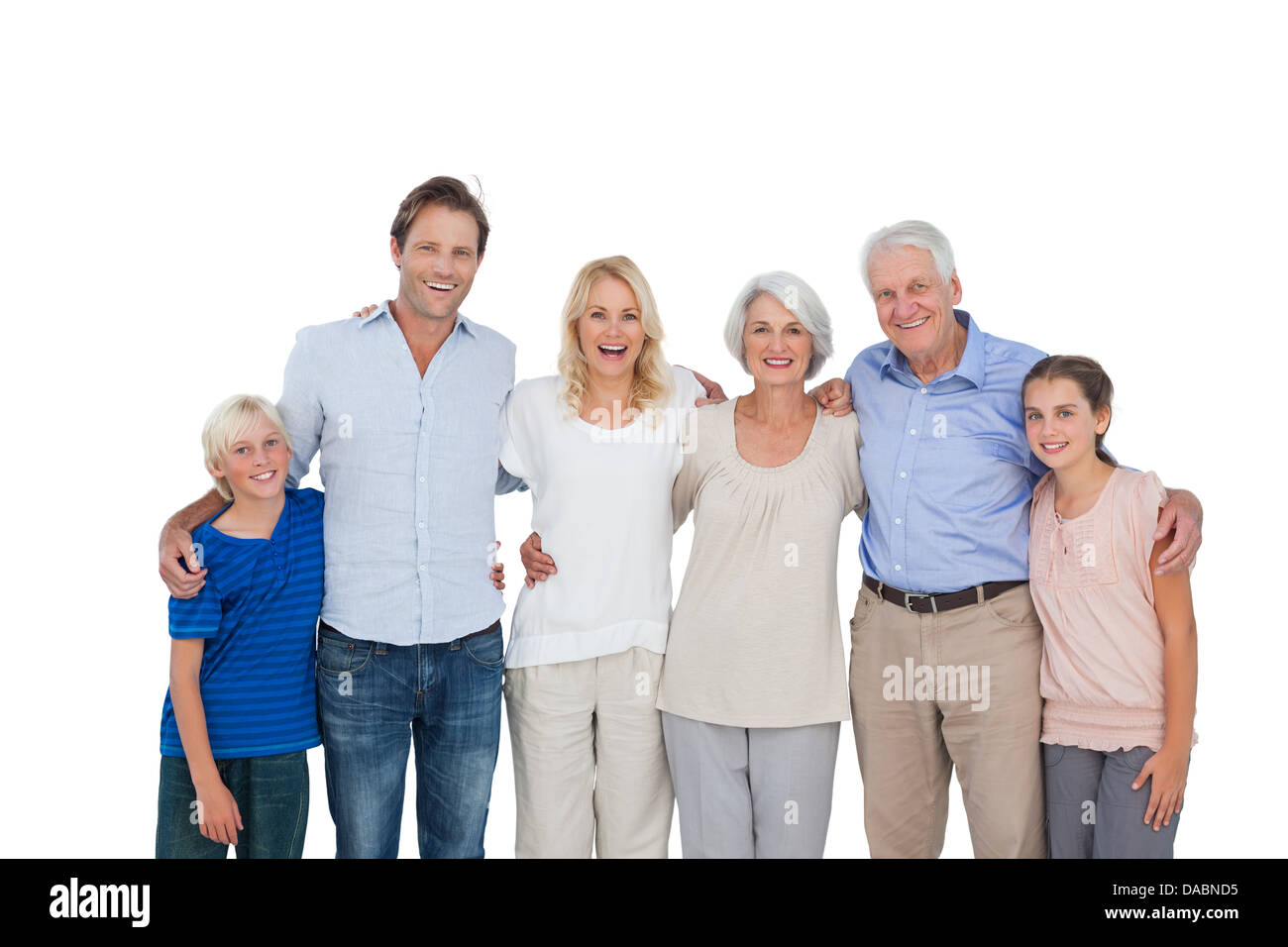 Extended family gesturing Stock Photo - Alamy