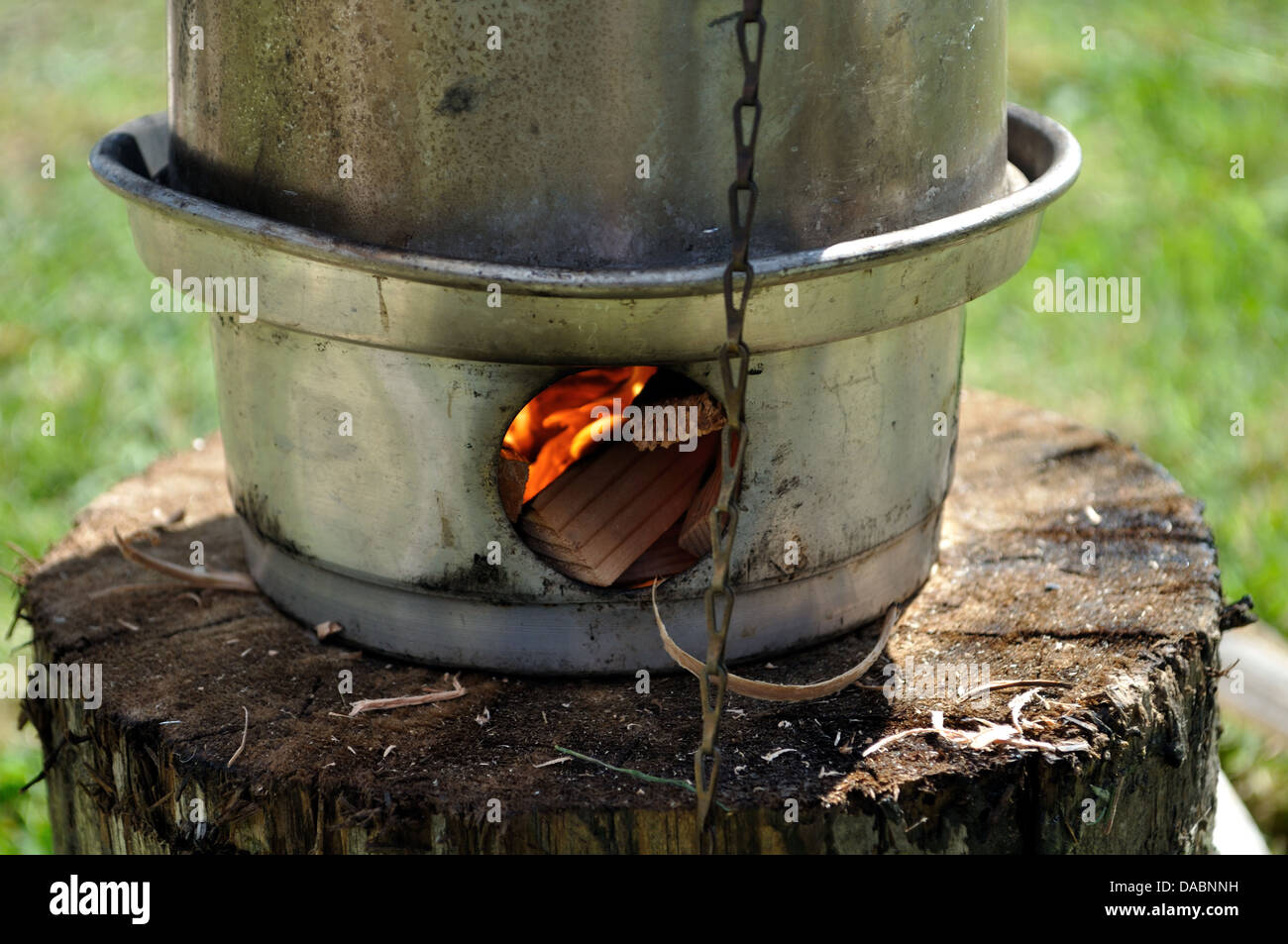 Storm kettle, camping Stock Photo - Alamy