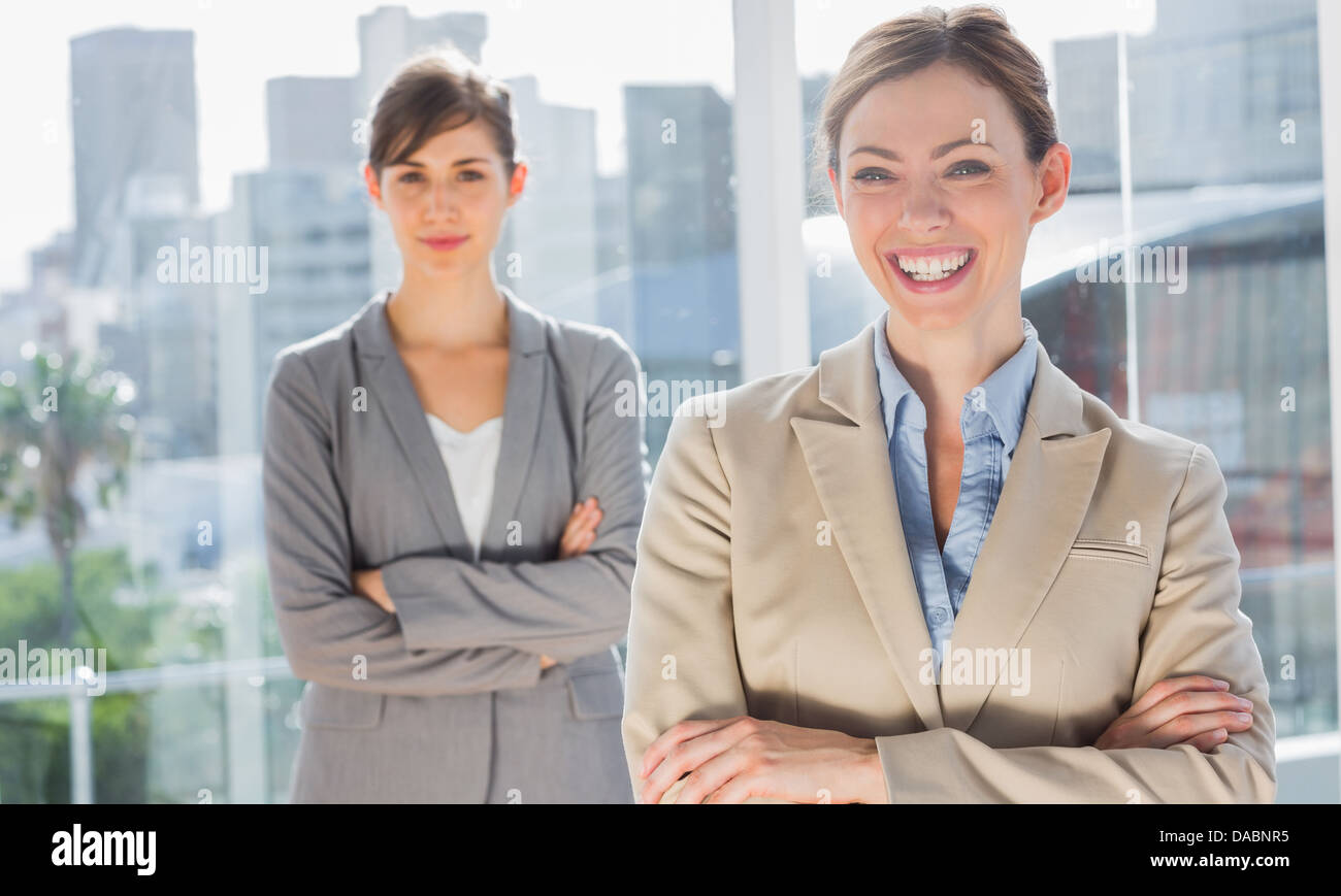 Portrait two beautiful businesswomen hi-res stock photography and ...
