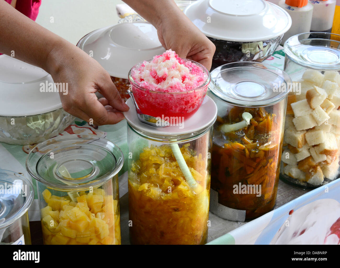 Local desserts, Ko Samui, Thailand, Southeast Asia, Asia Stock Photo ...