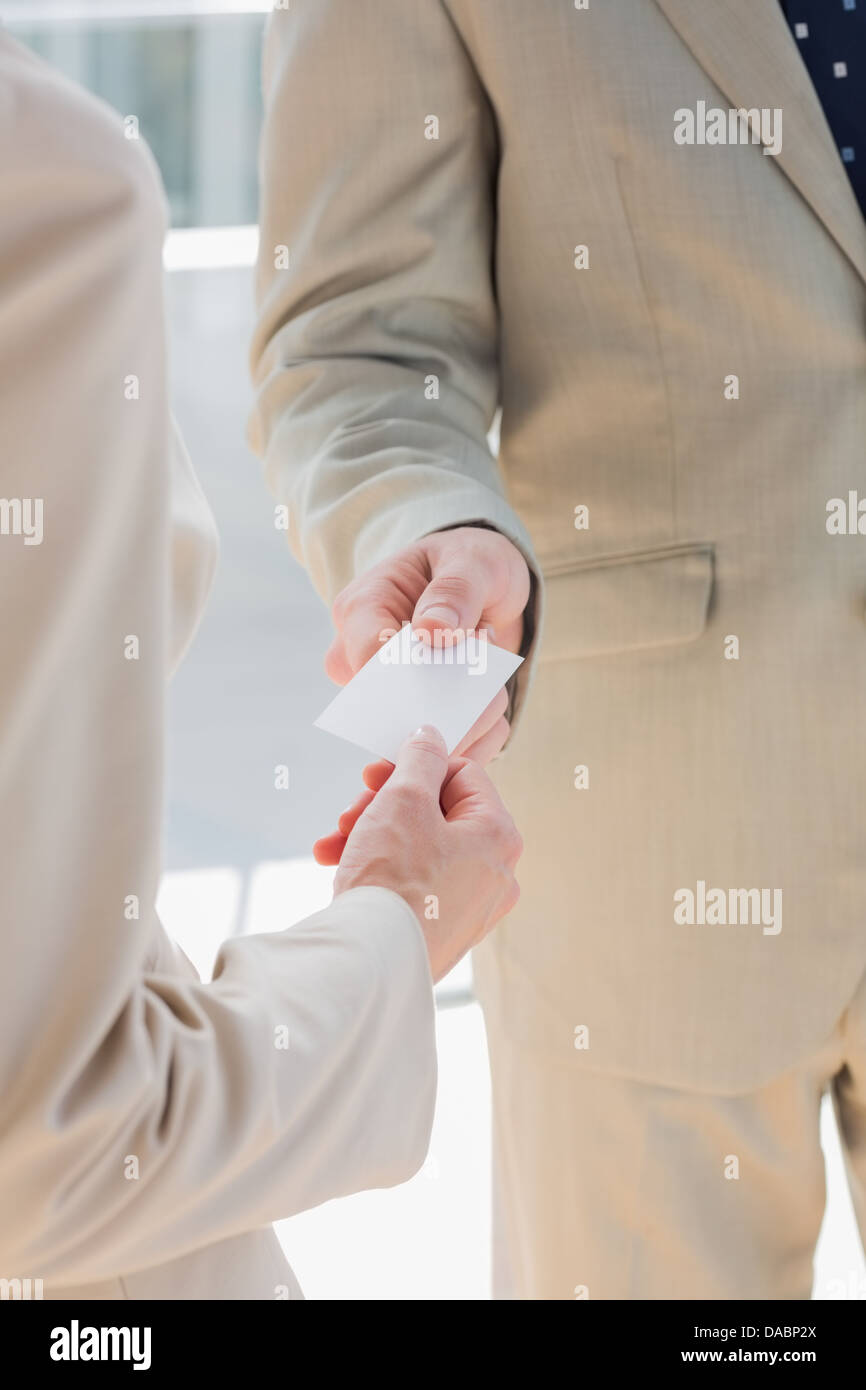 Young corporate man handing hi-res stock photography and images - Alamy