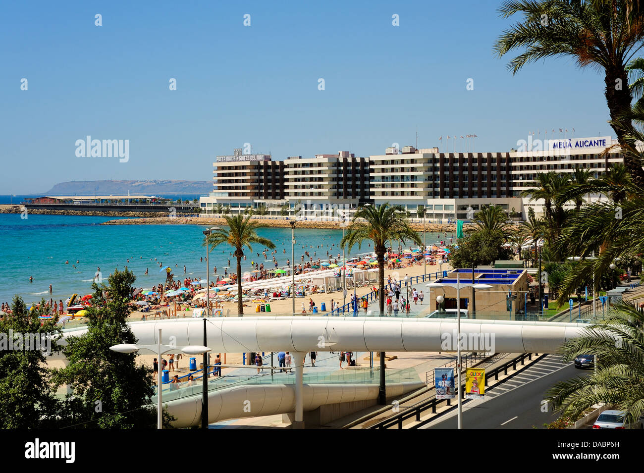 ALICANTE RESORT BEACHFRONT COSTA BLANCA SPAIN ESPANA Stock Photo - Alamy
