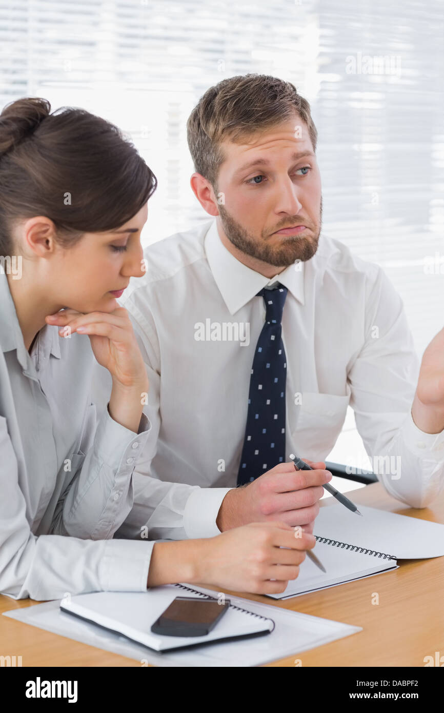 Conversation documents meeting business hi-res stock photography and ...
