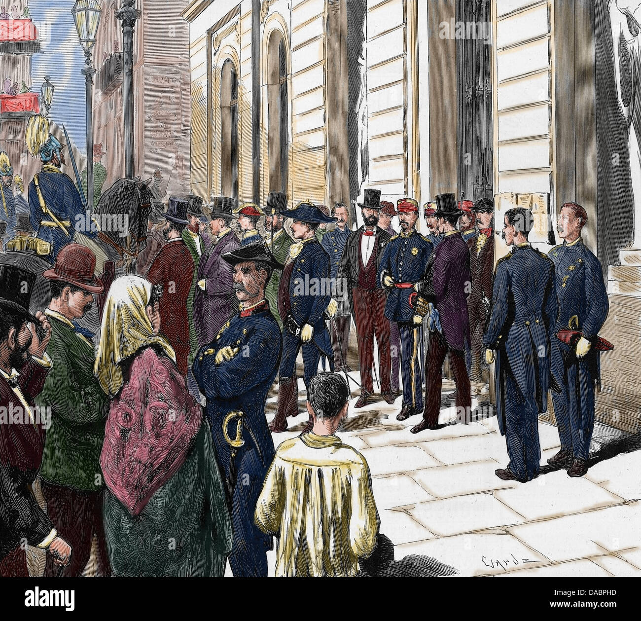 Arsenio Martinez Campos (1831-1900). Spanish military. Arrival in ...