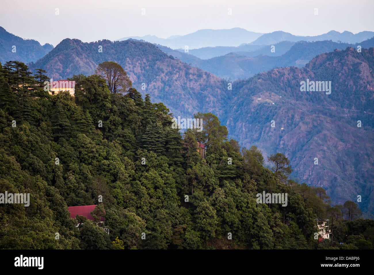 View from Mussoorie, India Stock Photo - Alamy