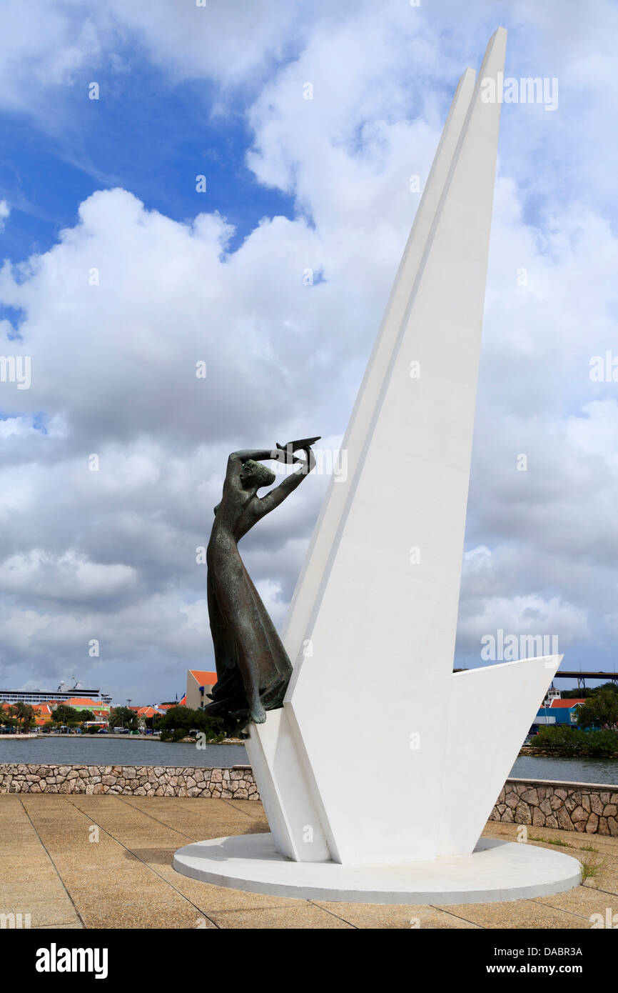 Freedom Monument, Willemstad, Curacao, West Indies, Netherlands ...