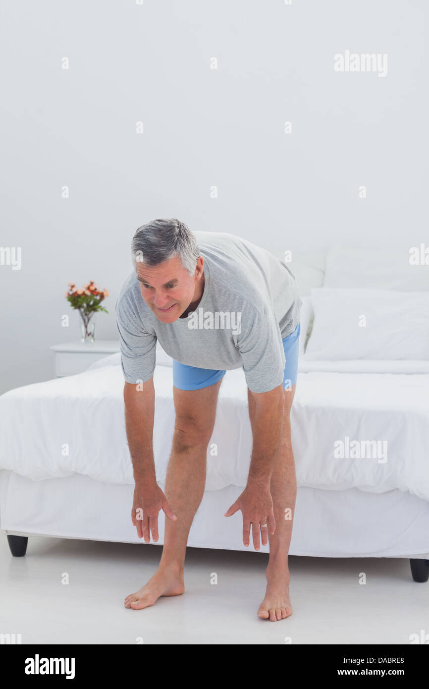 Mature man working out Stock Photo - Alamy Mature man working out Stock Photo - Alamy