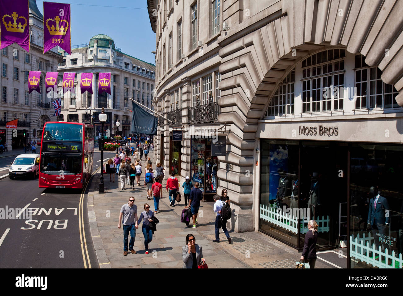 Shops, Regent Street, London, England Stock Photo - Alamy