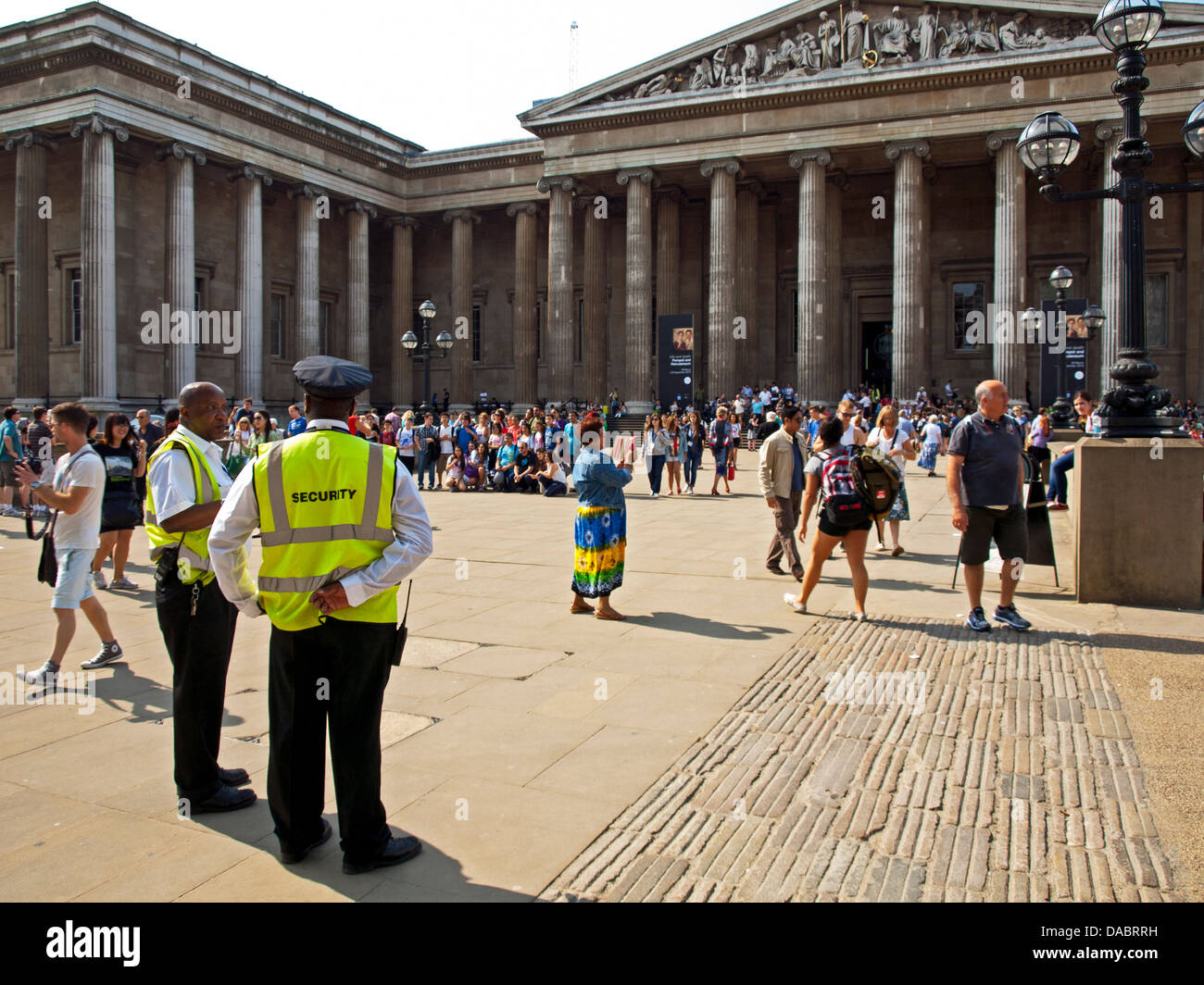 Facade of the British Museum showing Ionic columns, Great Russell ...