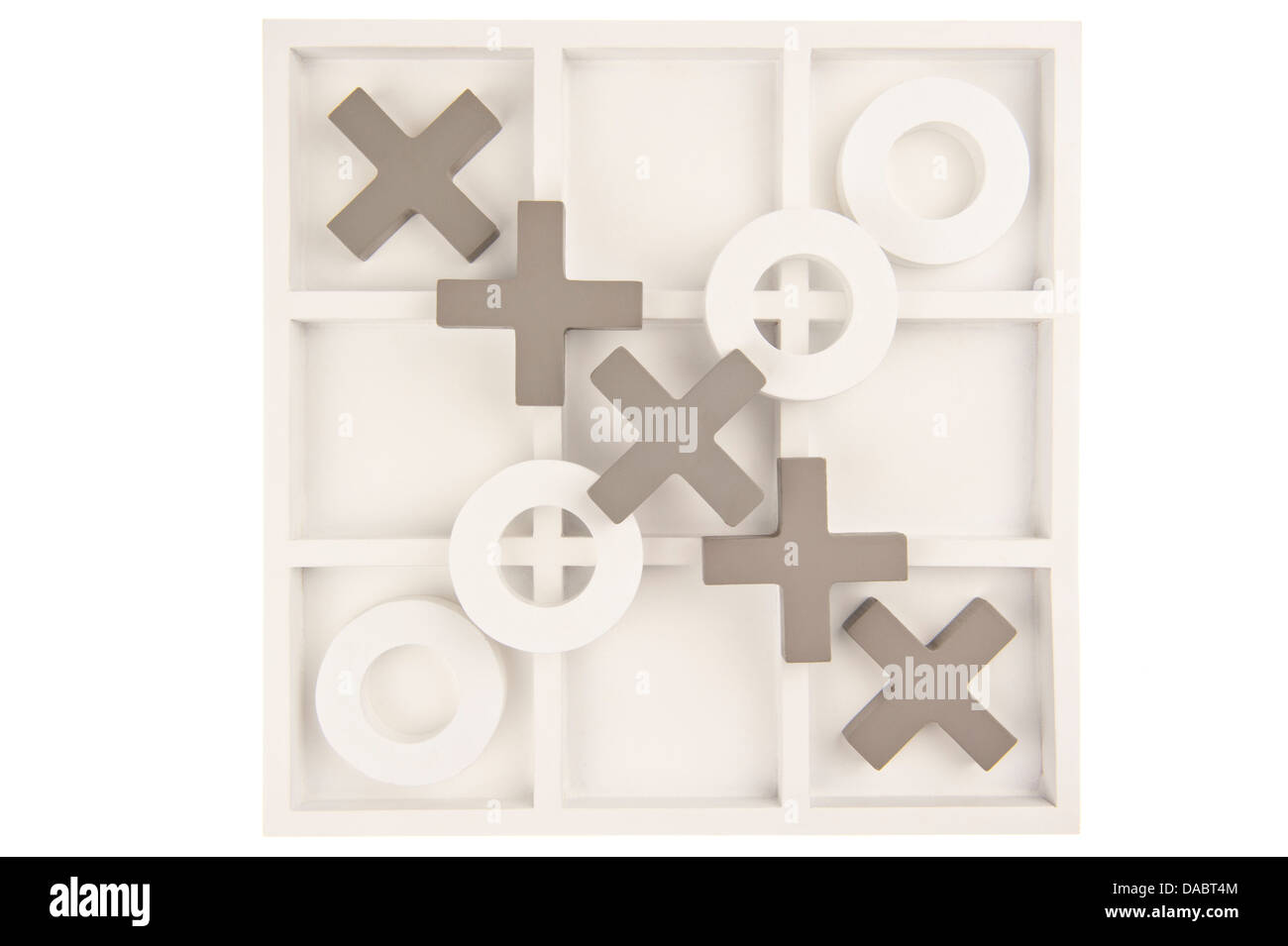 Wooden noughts and crosses hi-res stock photography and images - Alamy