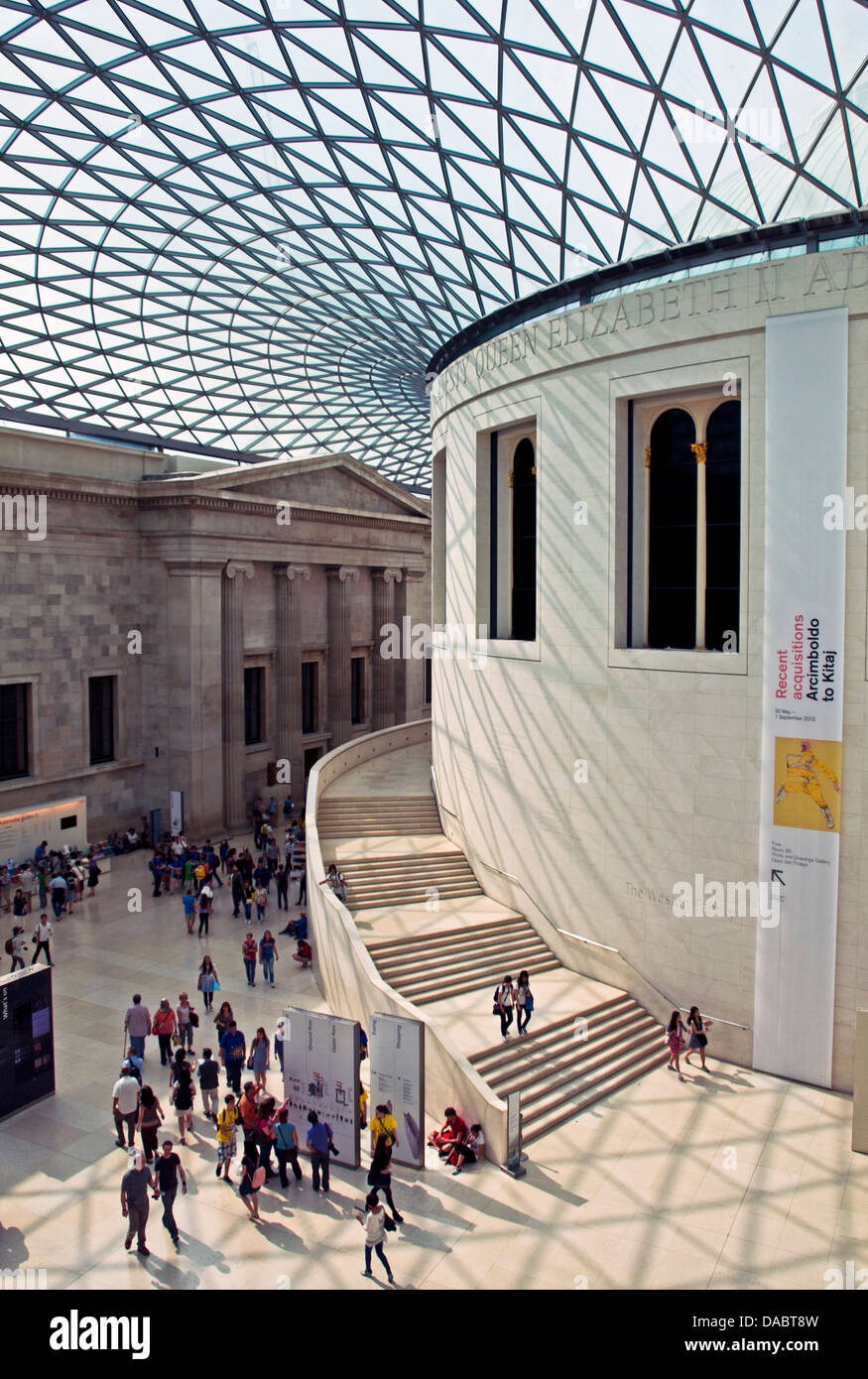 The Great Court of the British Museum, Great Russell Street, London ...