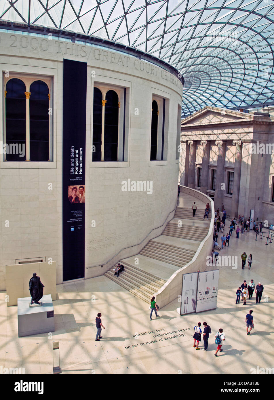 The Great Court of the British Museum, Great Russell Street, London ...