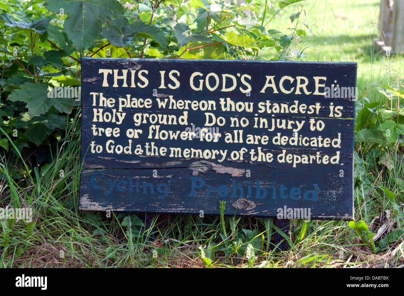 Holy ground sign signs hi-res stock photography and images - Alamy