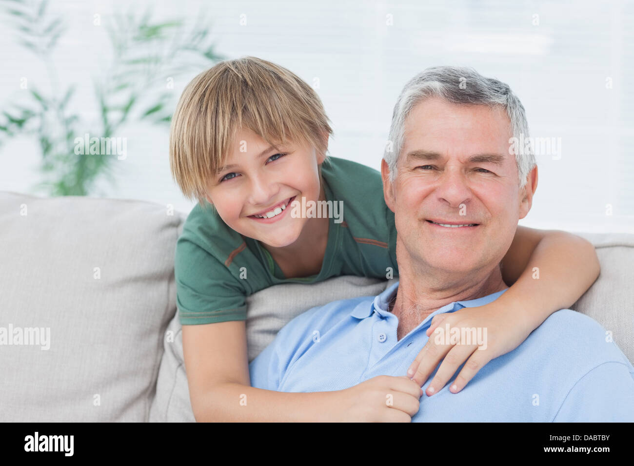 Portrait of grandfather and grandson hi-res stock photography and ...