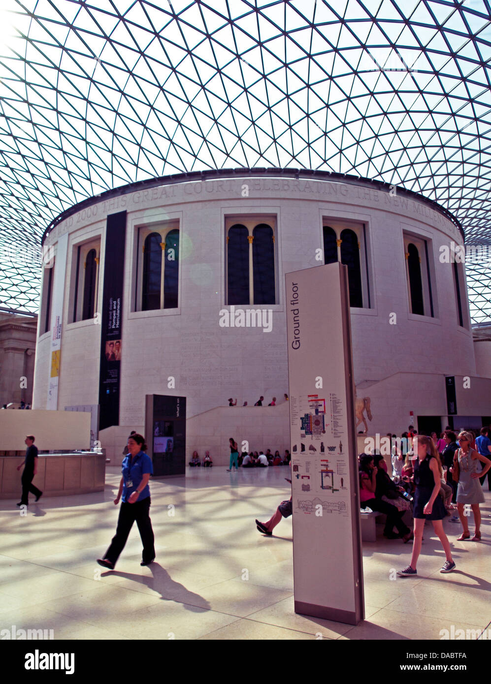 The Great Court of the British Museum, Great Russell Street, London ...