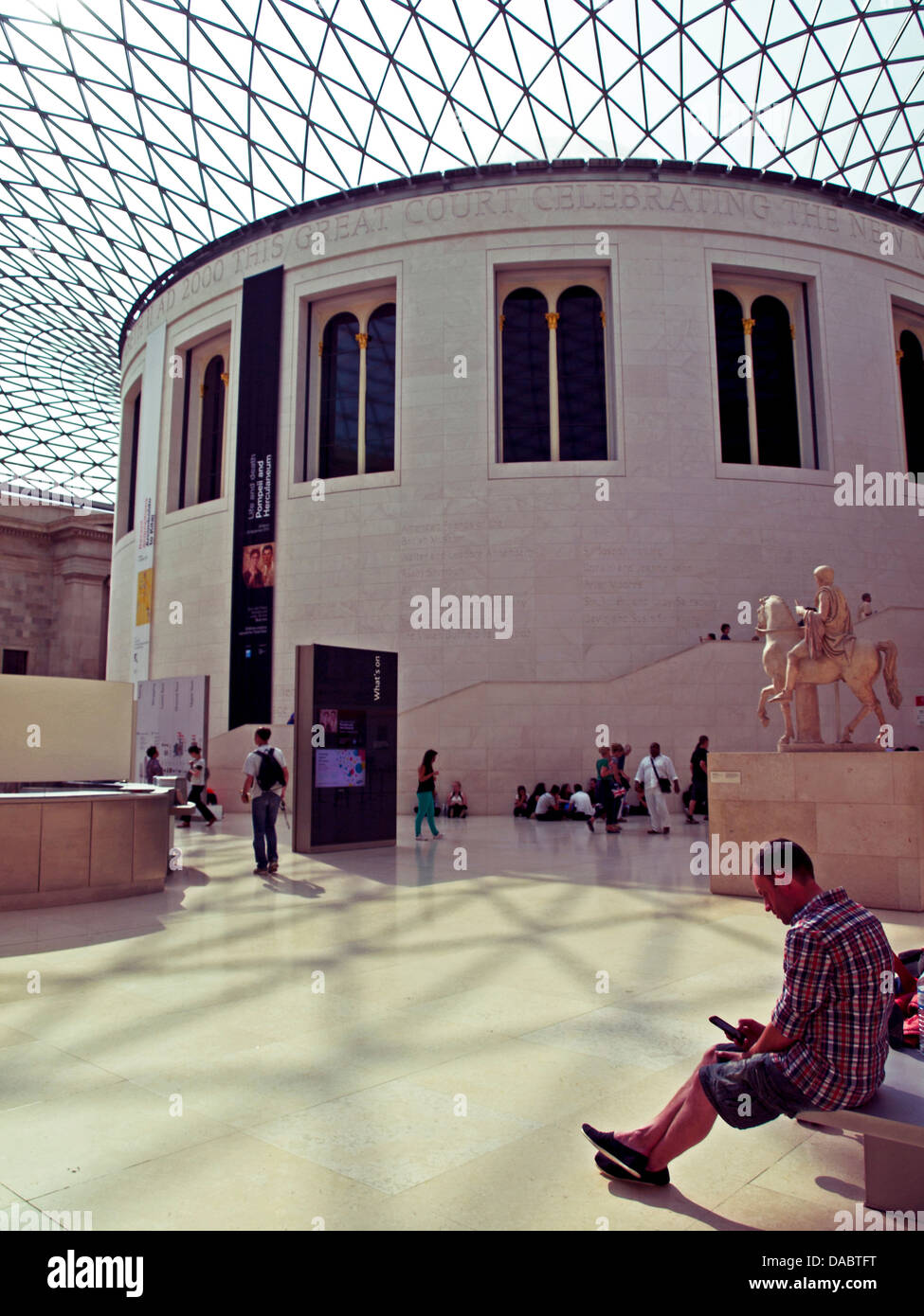 The Great Court of the British Museum, Great Russell Street, London ...