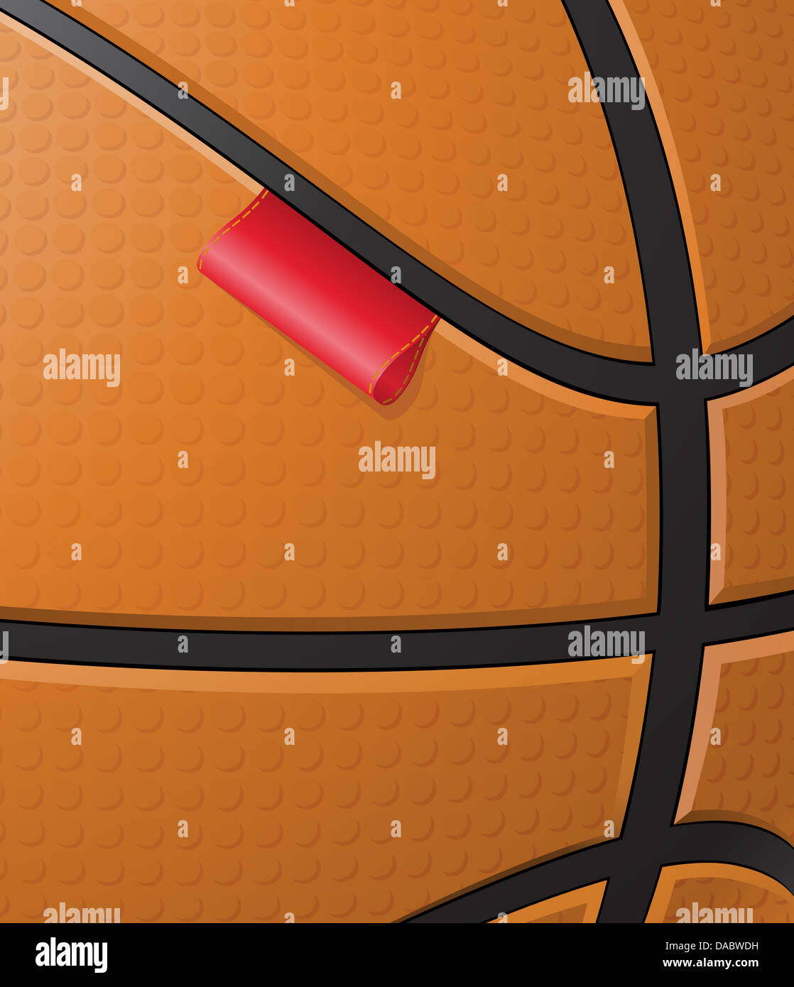 basketball background with label illustration Stock Photo - Alamy