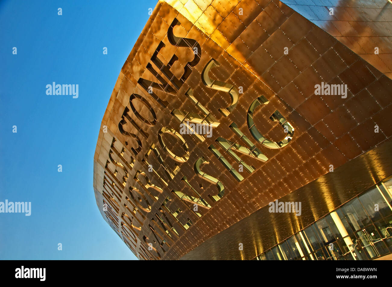 Wales Millennium Centre is a modern architectural building and the ...