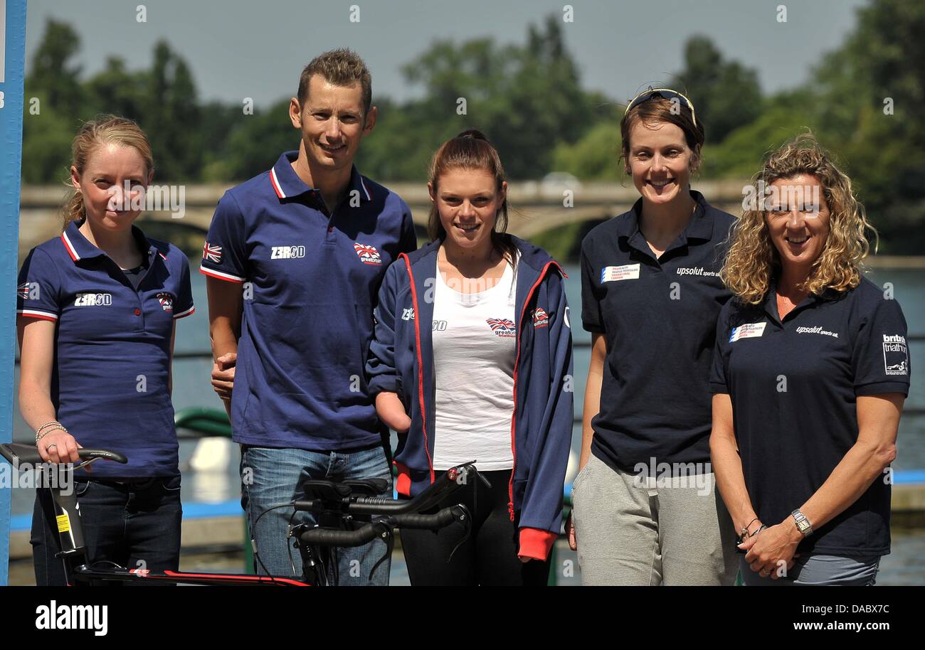 London, UK. 8th July 2013. (l to r). Non Stanford (Reigning U23 World ...