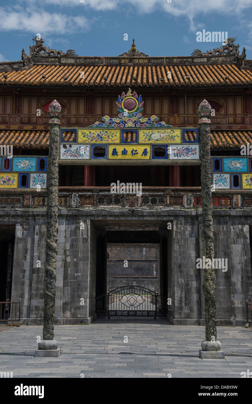 Noon gate at hue citadel hi-res stock photography and images - Alamy