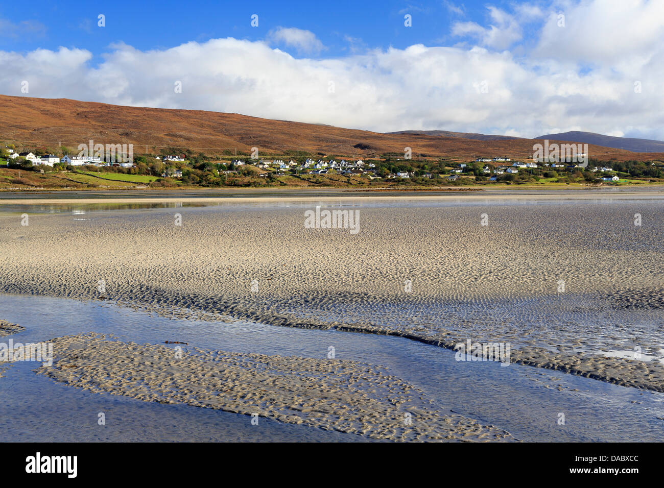 Mulranny Beach on Clew Bay, County Mayo, Connaught (Connacht), Republic ...