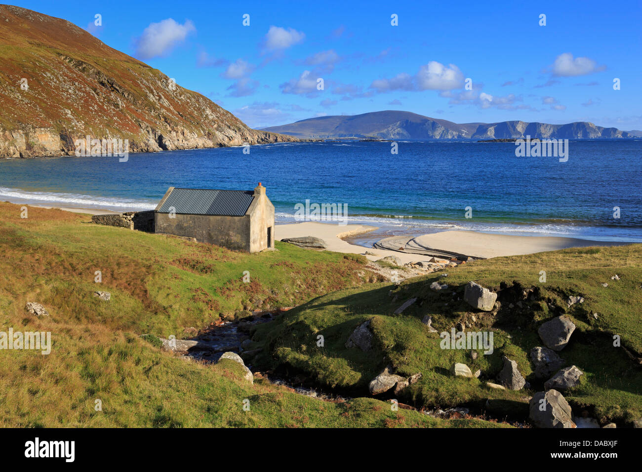 Keem Beach on Achill Island, County Mayo, Connaught (Connacht ...