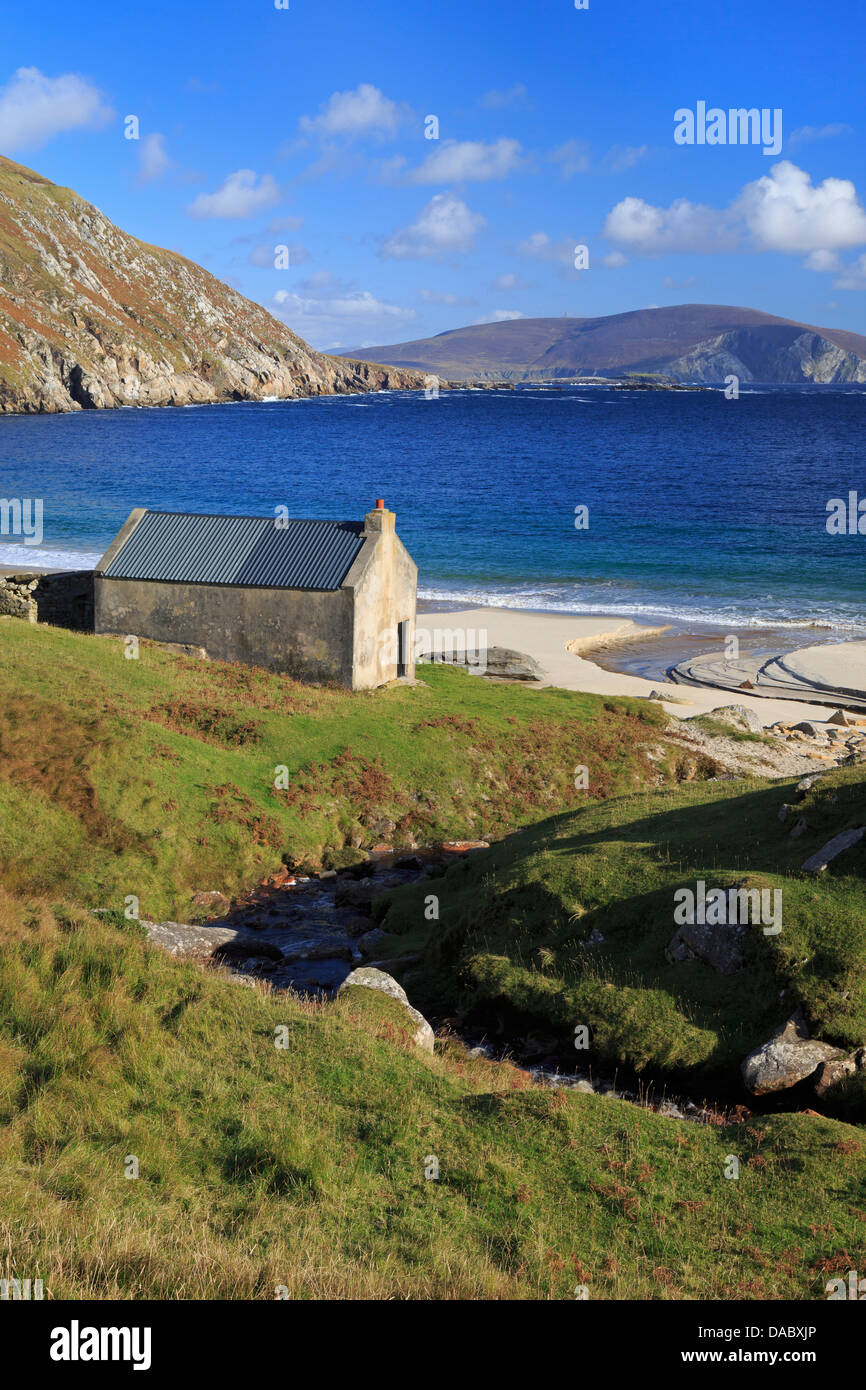 Keem Beach on Achill Island, County Mayo, Connaught (Connacht ...