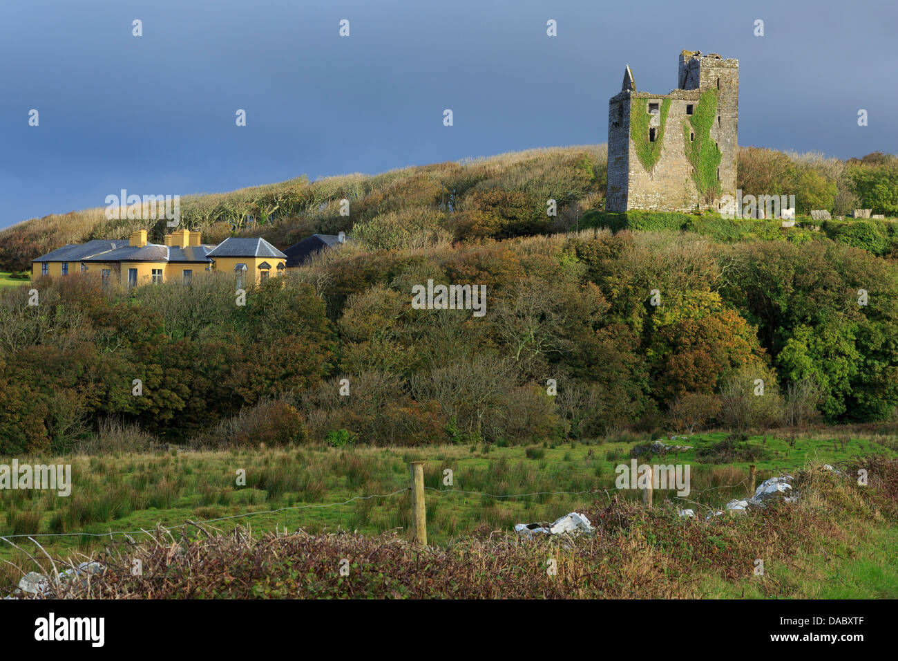 Ballinalackeen Castle near Doolin, The Burren, County Clare, Munster ...