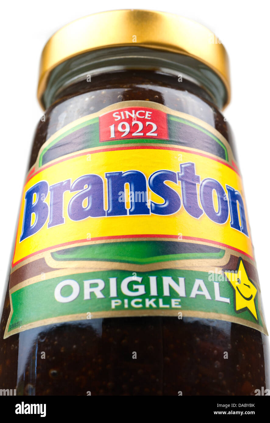 A jar of Branston Original Pickle Stock Photo - Alamy