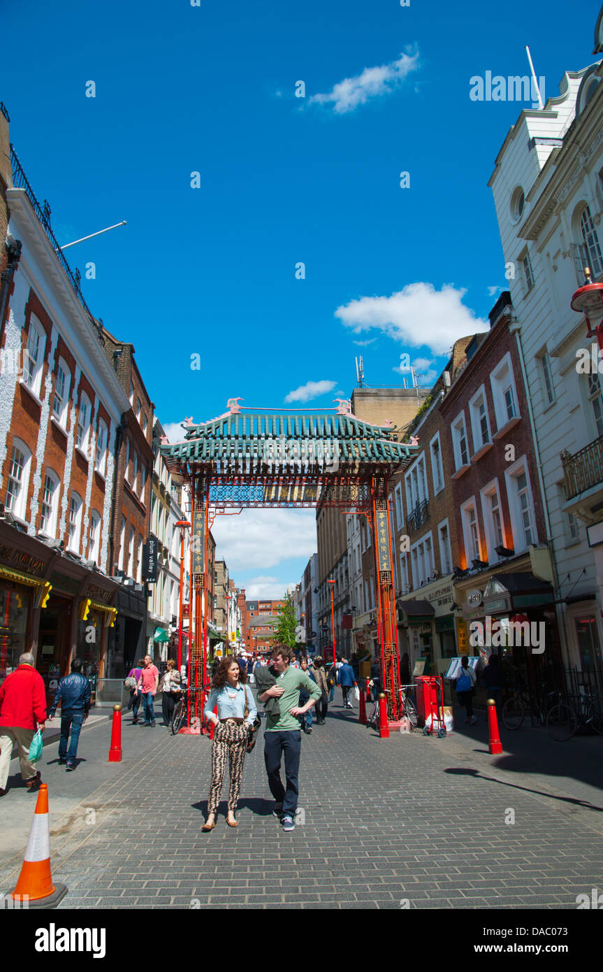 Gerrard street Chinatown central London England Britain UK Europe Stock ...