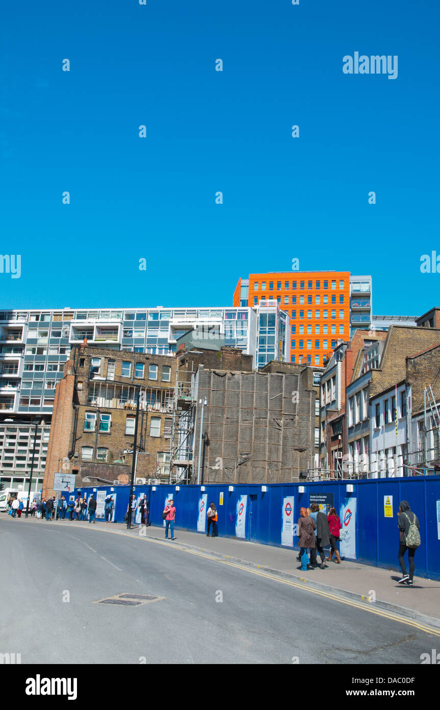 Construction projects aroung Tottenham Court Road central London ...