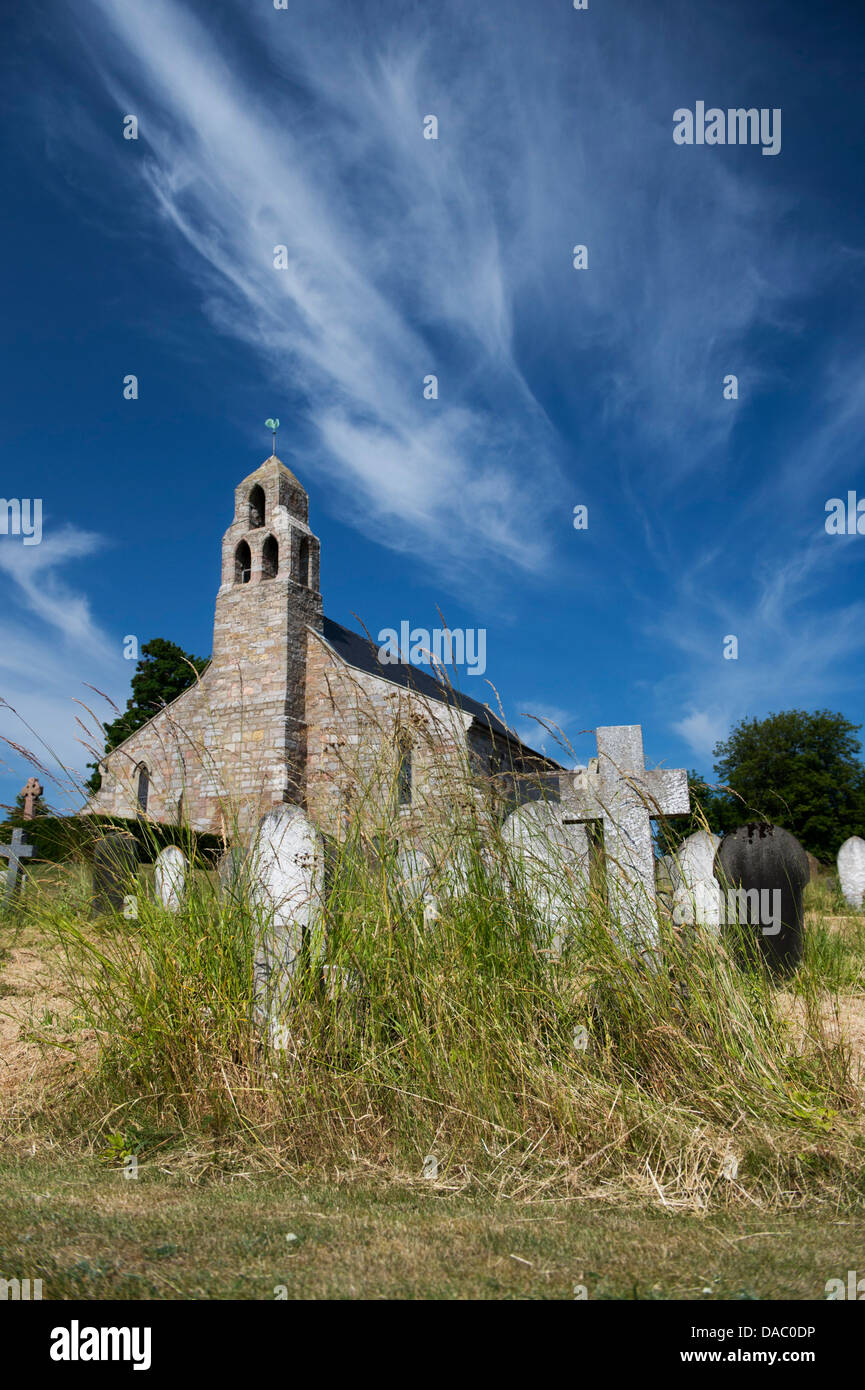 St Michael & All Angels Church and churchyard. Ford, Northumberland ...