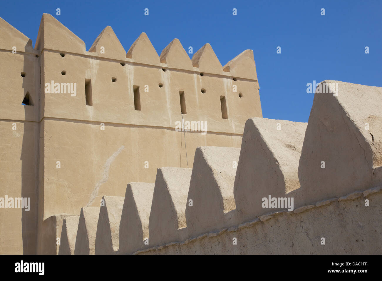 Entrance to Al Murabbaa Heritage Fort, Al Ain, Abu Dhabi, United Arab ...