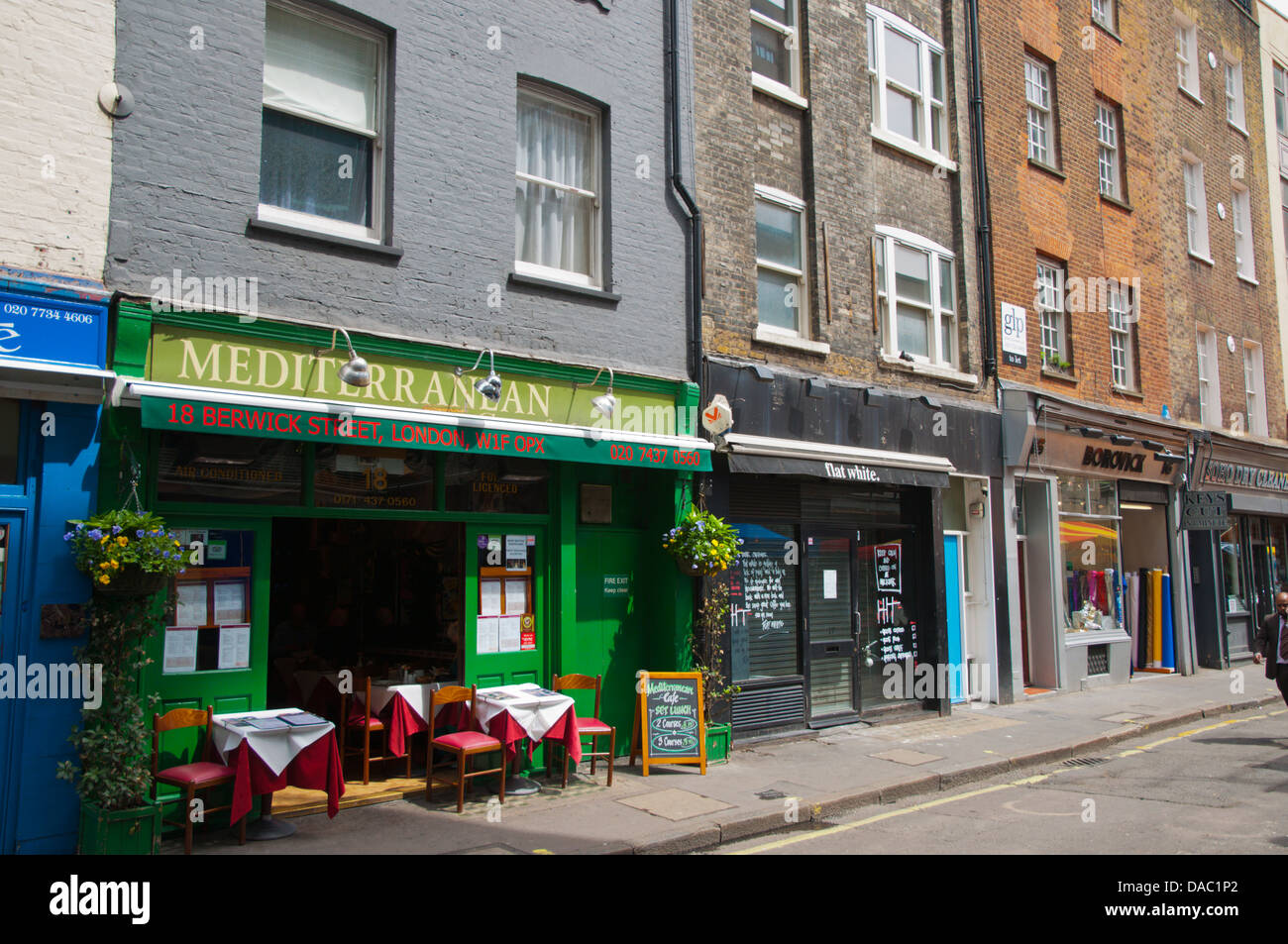 Berwick Street Soho central London England Britain UK Europe Stock ...