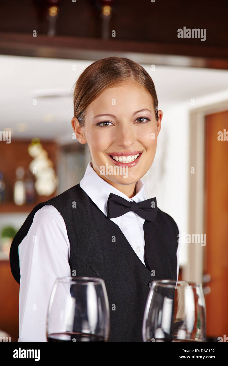 Happy waiter hi-res stock photography and images - Alamy